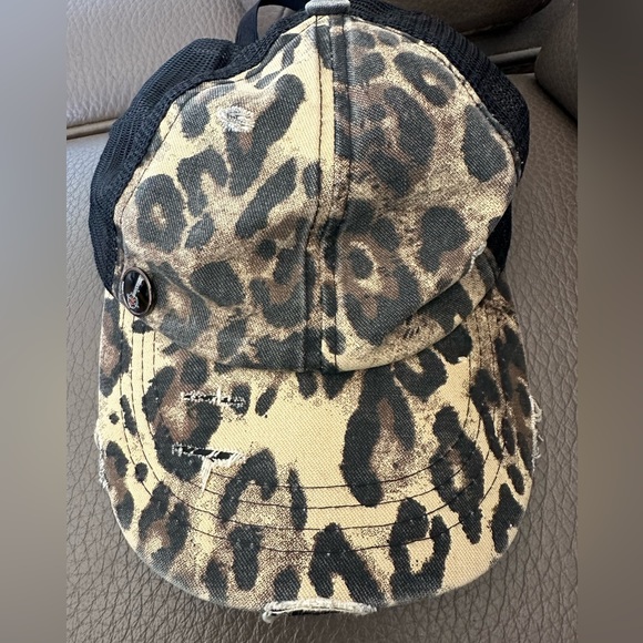 C.C | Accessories | Cc Intentionally Rustic Leopard Print Cap | Poshmark